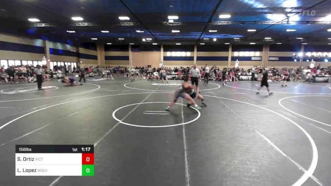 156 lbs Round Of 16 - Segundo Ortiz, Victory WC vs Logan Lopez, Wolves ...