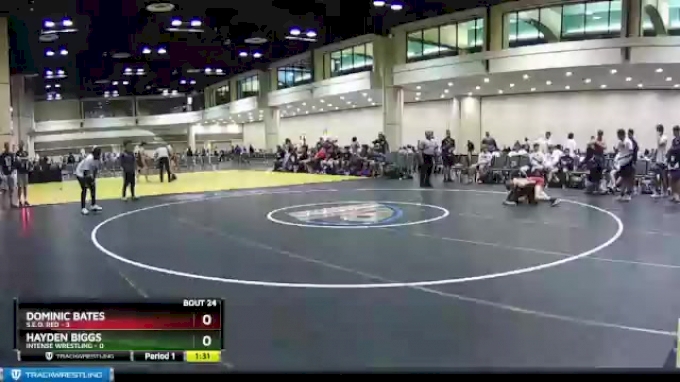 113 lbs Round 5 (10 Team) - Dominic Bates, S.E.O. Red vs Hayden Biggs ...