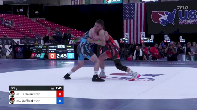 55 kg Semis - Billy Sullivan, Army (WCAP) vs Dalton Duffield, Army (WCAP)