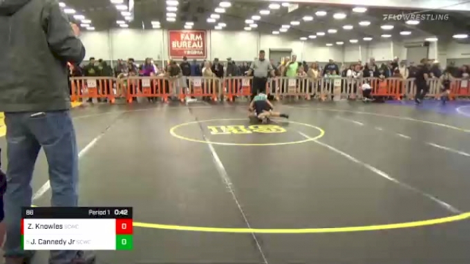 86 lbs Champ. Round 2 - Jeremy Cannedy Jr, Legacy Wrestling vs Zane ...