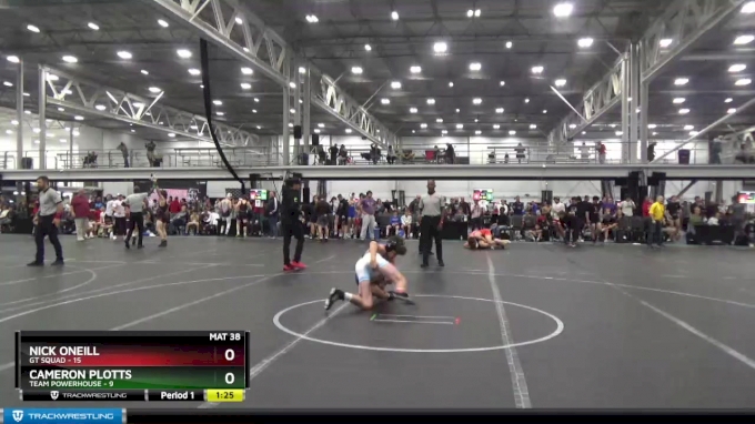 132 lbs Round 1 (6 Team) - Nick Oneill, GT Squad vs Cameron Plotts ...