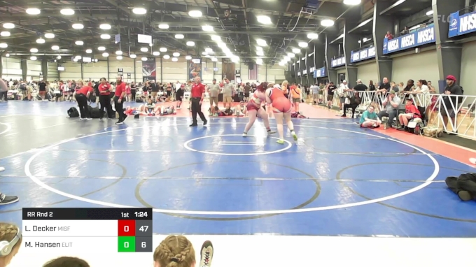 235 lbs Rr Rnd 2 - Lilly Decker, Misfits Girls Wrestling vs Madelyn ...