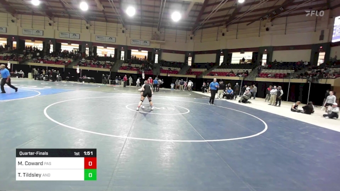 152 lbs Quarterfinal - Merrit Coward, Portsmouth Abbey vs Tayla ...