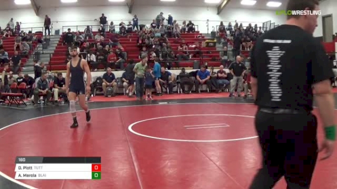 160 lbs Final - Dustin Plott, TUTTLE vs Andrew Merola, BLAIR
