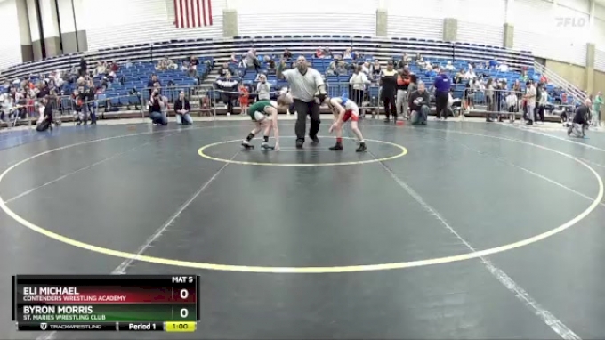 56 lbs Quarterfinal - Byron Morris, St. Maries Wrestling Club vs Eli ...