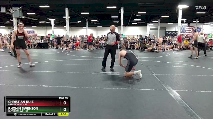 165 lbs Round 3 (6 Team) - Christian Ruiz, Precision WC vs Rhonin ...