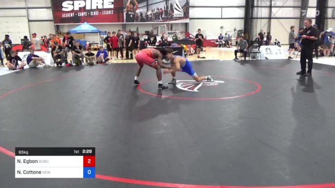 65 kg Consi Of 64 #2 - Nosa Egbon, Dubuque Wrestling Club vs Nicholas ...