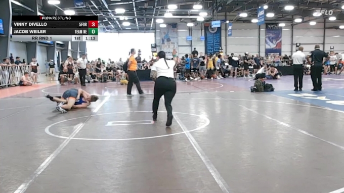 132 lbs Rr Rnd 1 - Vinny DiVello, 5forty Brawlers vs Jacob Weiler, Team ...