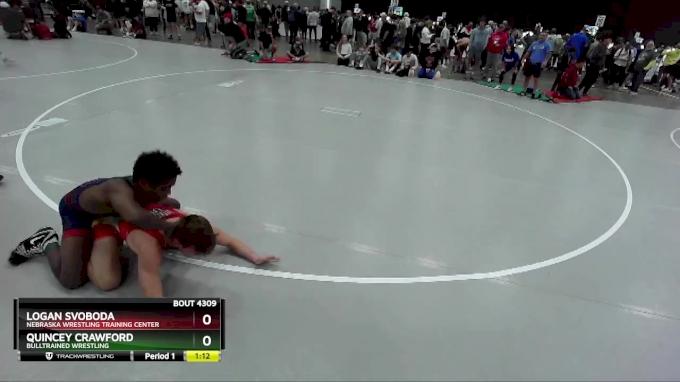 126 lbs Champ. Round 2 - Quincey Crawford, BullTrained Wrestling vs ...