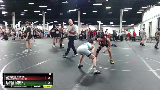 115 lbs Round 2 (8 Team) - Arturo Reyes, Steller Trained Nihl vs Lucas ...