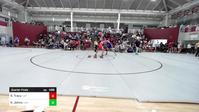 190 lbs Quarterfinal - Ronan Tracy, Lake Highland Prep vs Kirby Johns ...