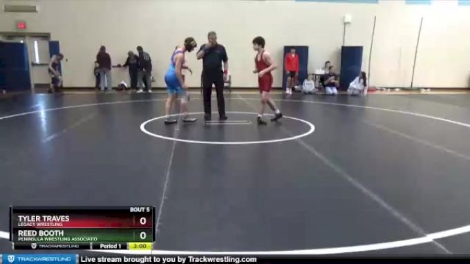 132 lbs Champ. Round 1 - Tyler Traves, Legacy Wrestling vs Reed Booth ...