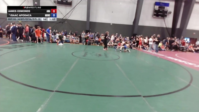 14U Boys Festival FS FS - 105 lbs 3rd Place Match - James Edmonds ...