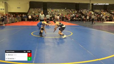 128 lbs Semifinal - Dustin Genco, MacArthur vs Vincent Sciacca, Cordoba ...