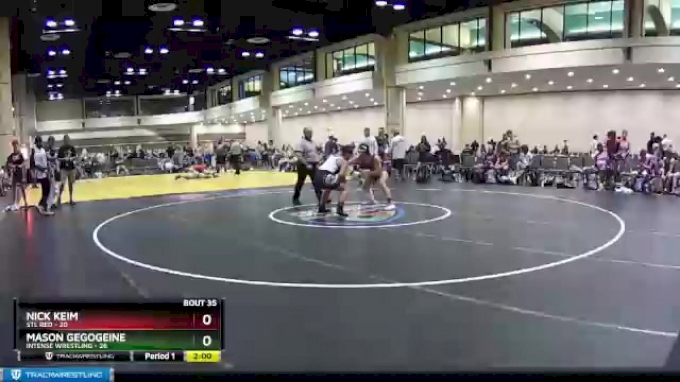 170 lbs Round 7 (10 Team) - Nick Keim, STL Red vs Mason Gegogeine ...