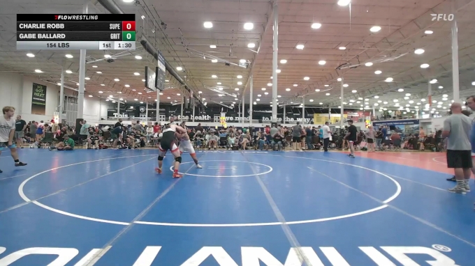 154 lbs Rr Rnd 4 - Charlie Robb, Superior Black - HSC vs Gabe Ballard ...