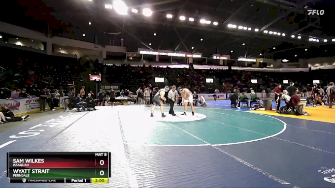 285 lbs Champ. Round 2 - Sam Wilkes, Issaquah vs Wyatt Strait, Ferndale