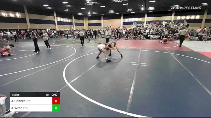 113 lbs Consi Of 8 #2 - Julius Soltero, Spring Klein WC vs Jadyn Wren ...
