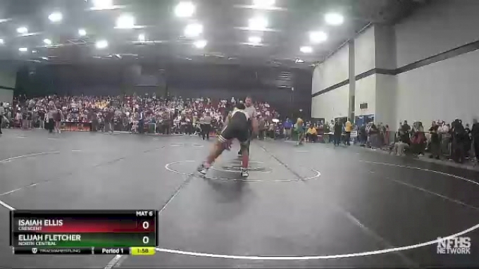 1A/2A 195 Quarterfinal - Isaiah Ellis, Crescent vs Elijah Fletcher ...