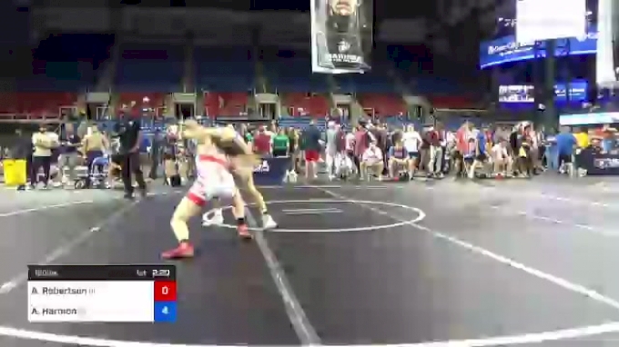 160 lbs Consi Of 32 #2 - Aiden Robertson, Nebraska vs Andrew Harmon ...