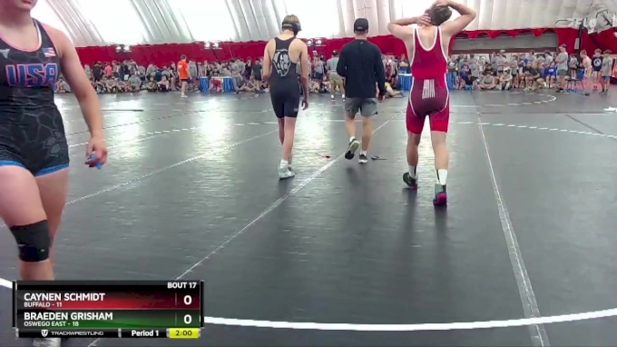 138 lbs Semis & Wb (16 Team) - Braeden Grisham, Oswego East vs Caynen ...