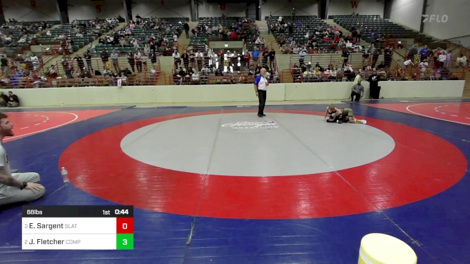 68 lbs Semifinal - Eason Sargent, Slate Wrestling Academy vs Jeremiah ...