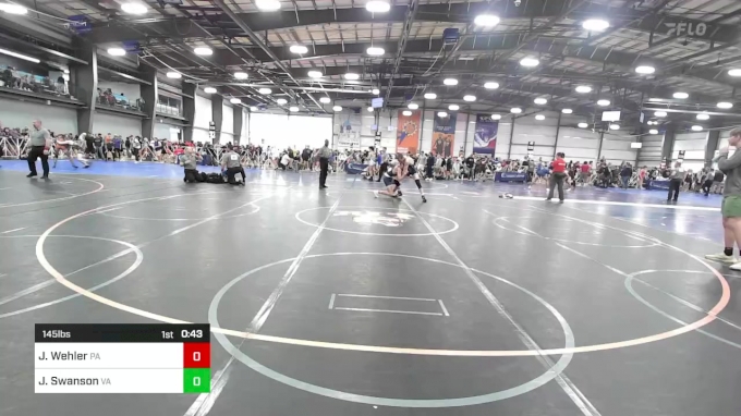 145 lbs Consi Of 64 #2 - Jaden Wehler, PA vs Joel Swanson, VA