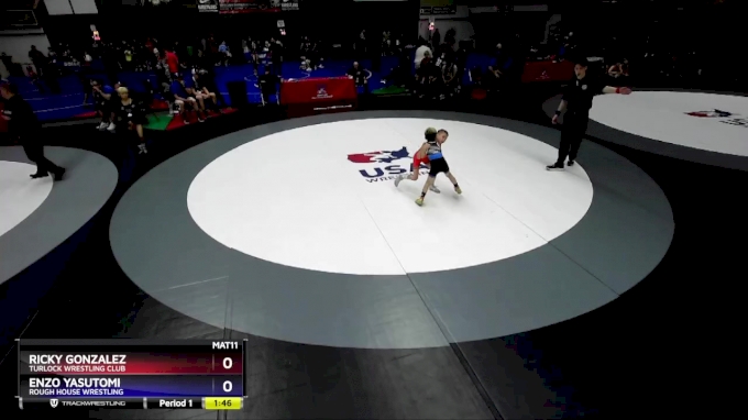53 lbs Round 1 - Ricky Gonzalez, Turlock Wrestling Club vs Enzo ...