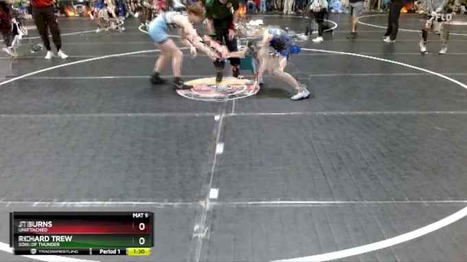 136 lbs Quarterfinal - Richard Trew, Sons Of Thunder vs Jt Burns ...
