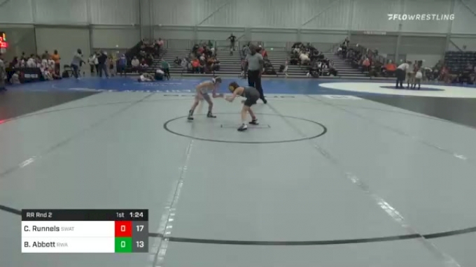 61 lbs Prelims - Camden Runnels, SWAT Blue vs Beau Abbott, Roundtree