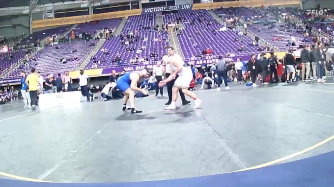 285 lbs Round 4 (6 Team) - Mason Cover, CSU Bakersfield vs Nate Schon ...