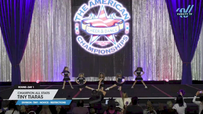 Champion All Stars - Tiny Tiaras [2023 L1 Tiny - Novice - Restrictions Day 1] 2023 The American ...
