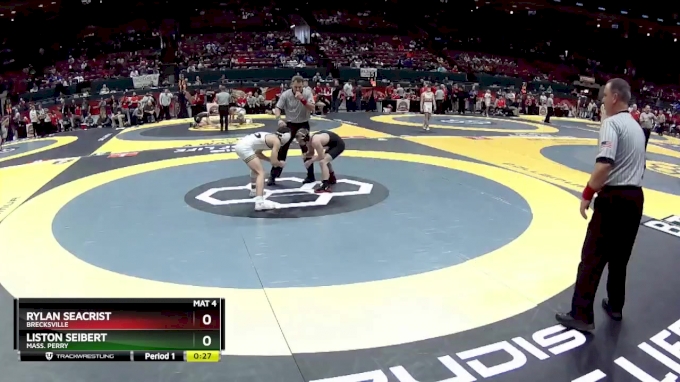 D1-113 lbs 3rd Place Match - Rylan Seacrist, Brecksville vs Liston ...