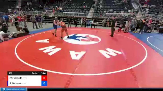 187 lbs 3rd Place Match - William Velarde, Lander Tiger Tough Wrestling ...