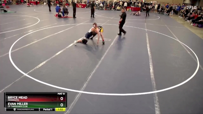 125 lbs Cons. Round 2 - Bryce Mead, Minnesota vs Evan Miller, CP ...