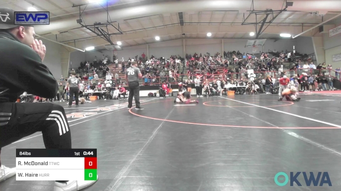 84 lbs 2nd Place - Rex McDonald, Team Tulsa Wrestling Club vs Wyatt ...