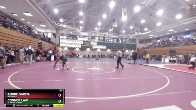 150 lbs Cons. Round 1 - Connor Law, Slam Academy vs Andre Garcia, Redwood