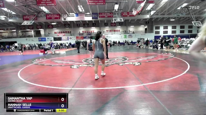 109 lbs Cons. Round 2 - Samantha Yap, Sacred Heart vs Hannah Selle ...