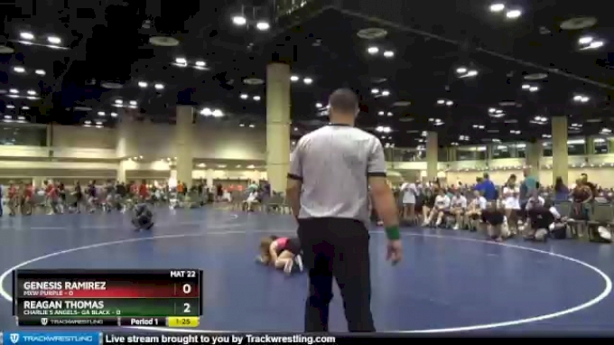 100 lbs Round 3 (10 Team) - Reagan Thomas, Charlie`s Angels- GA Black ...