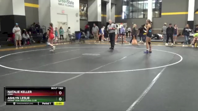 118 lbs 5th Place Match - Ashlyn Leslie, Grand View Wrestling Club vs ...