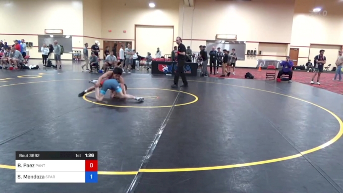 57 kg Rnd Of 32 - Brandon Paez, Panther Wrestling Club RTC vs Seth ...