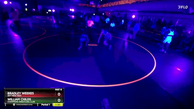 150 lbs Champ. Round 1 - Bradley Weekes, Sky View High vs William ...