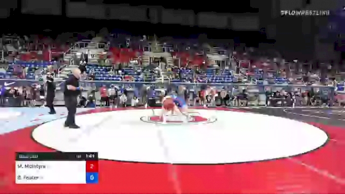 138 lbs Consi Of 16 #1 - Marcus McIntyre, Wisconsin vs Silas Foster ...