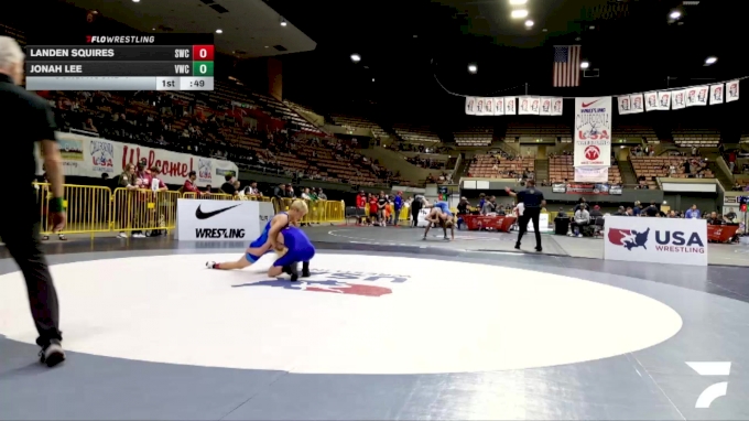 Cadet Boys Lower - 113 lbs Cons. Round 4 - Landen Squires, Sunnyvale ...