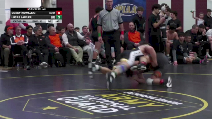 215 lbs 3rd Place - Corey Kowalski, Cathedral Preparatory vs Lucas ...