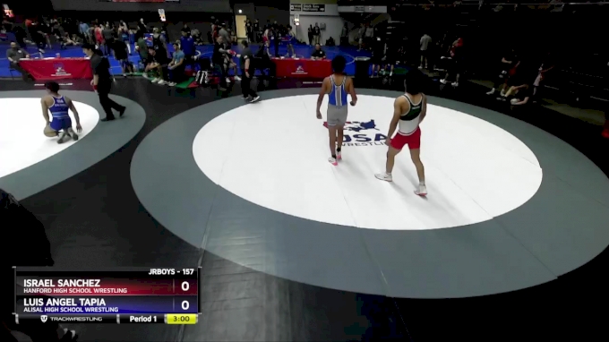 157 lbs Cons. Round 2 - Israel Sanchez, Hanford High School Wrestling ...