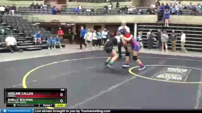 138 lbs 3rd Place Match - Adeline Callos, Merrill vs Shelly Bulman, Eau ...