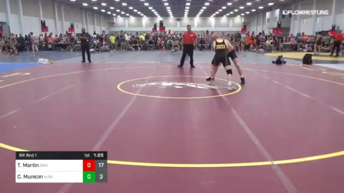 138 lbs Rr Rnd 1 - Tyler Martin, Diesel vs Cole Munson, Michigan Revolution