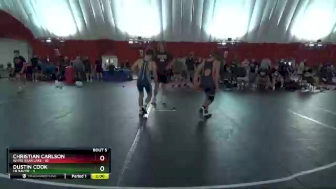 126 lbs Semis & 1st Wb (8 Team) - Christian Carlson, White Bear Lake vs ...