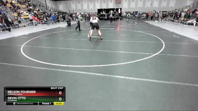215 lbs Cons. Round 6 - Nelson Fournier, Oshkosh West vs Devin Otto ...